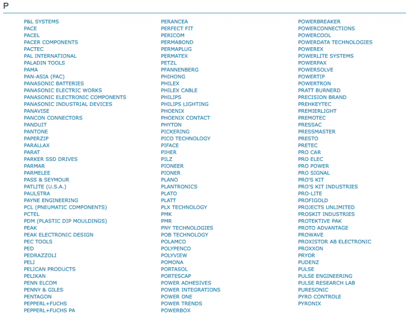 Brands we Carry – CNW Electronics Pte Ltd